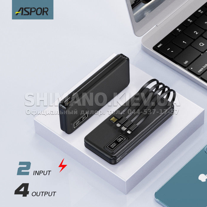 ::ASPOR:: Повербанк Power Bank Aspor A301 Fast Charge 20000mAh + cable ...